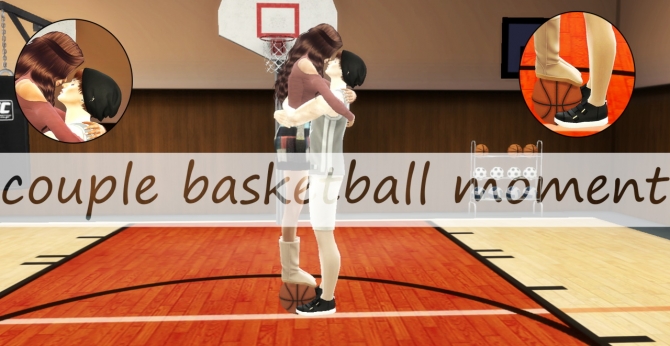 Couple Basketball moment pose at Simsnema » Sims 4 Updates