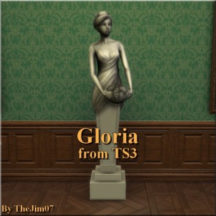 Gloria statue from TS3 by TheJim07 at Mod The Sims » Sims 4 Updates