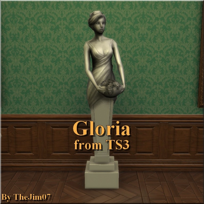 Gloria statue from TS3 by TheJim07 at Mod The Sims » Sims 4 Updates