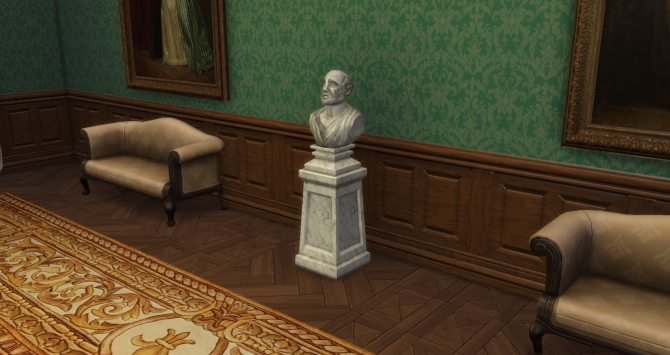 Bust of Tylopoda statue from TS2 by TheJim07 at Mod The Sims » Sims 4 ...