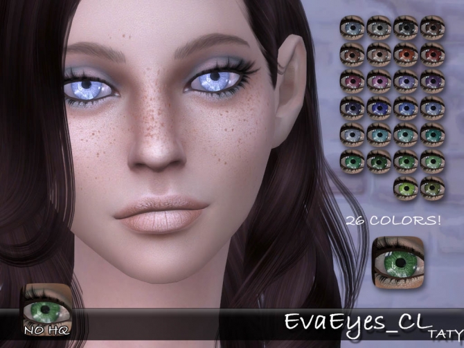 Eva Contact Lenses by Taty86 at SimsWorkshop » Sims 4 Updates