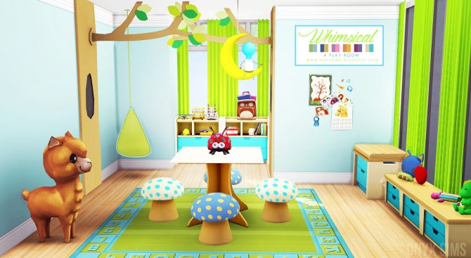 Whimsical Playroom at Onyx Sims » Sims 4 Updates