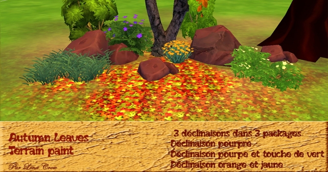 Autumn Leaves by Léna Crow at Sims Artists » Sims 4 Updates