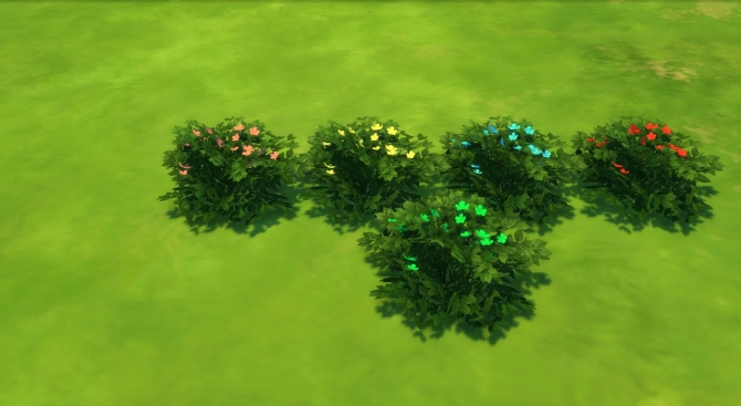 Recolors roses (bush) and ditties by Fitz71000 at Mod The Sims » Sims 4 ...