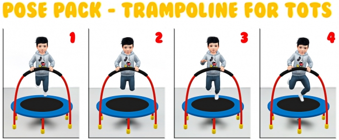 Trampoline for Tots + Pose pack at Victor Miguel » Sims 4 Updates