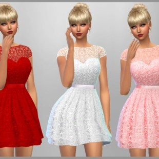 Coffee Waitress Outfit at Annett’s Sims 4 Welt » Sims 4 Updates