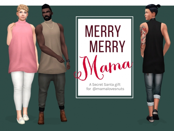Merry Merry Mama set at Femmeonamissionsims » Sims 4 Updates