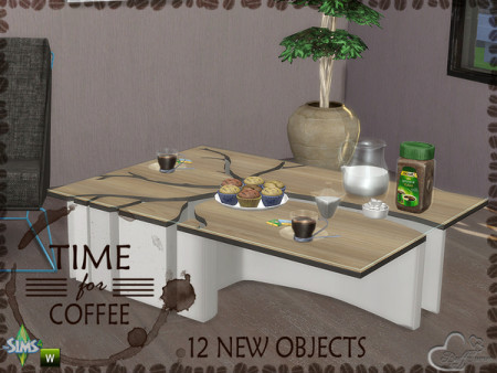 Time for Coffee clutter by BuffSumm at TSR » Sims 4 Updates