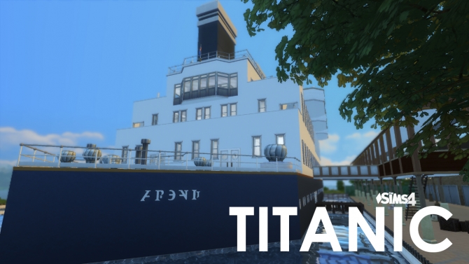 RMS Titanic (no cc) by yourjinthemiddle at Mod The Sims » Sims 4 Updates