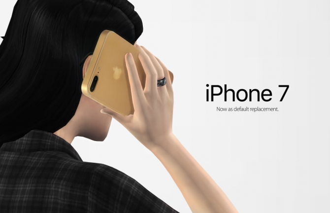 iPhone 7 Plus Default Replacement at Moon » Sims 4 Updates