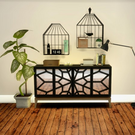 Cage Shelves at Leo Sims » Sims 4 Updates