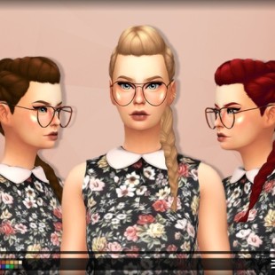 The man bun recolors at Simserenity » Sims 4 Updates