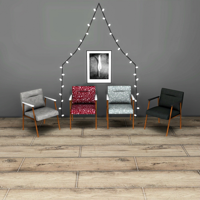 Fez Armchair at Leo Sims » Sims 4 Updates