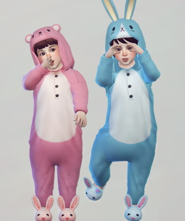 Imadako animal night wear conversion for Toddler at KK’s Sims4 ...