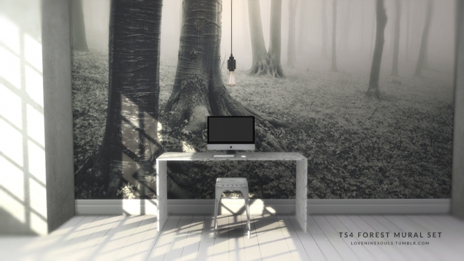 FOREST MURAL SET at Love9Souls » Sims 4 Updates