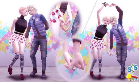 Heart Hand Pose 15 at A-luckyday » Sims 4 Updates