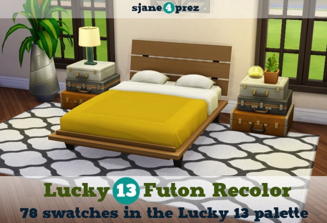 Lucky 13 Futon recolors at 4 Prez Sims4 » Sims 4 Updates