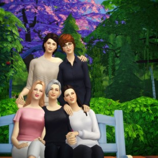 Spring Flower Pose by Dreacia at My Fabulous Sims » Sims 4 Updates