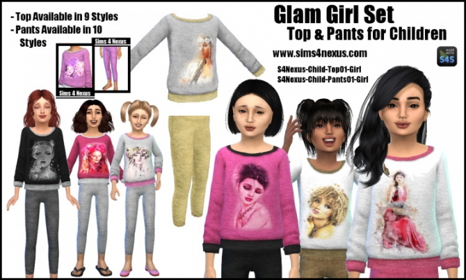 Glam Girls Set at Sims 4 Nexus » Sims 4 Updates