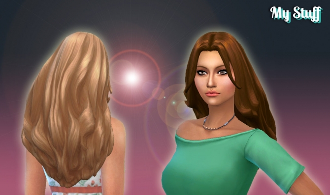 Madeline Hairstyle at My Stuff » Sims 4 Updates