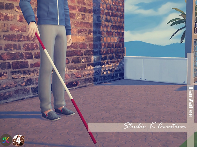White Cane at Studio K-Creation » Sims 4 Updates