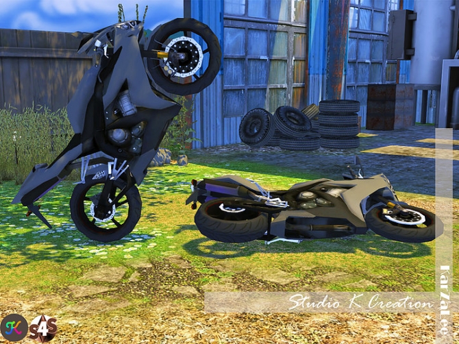 SKC Motorcycle-2 at Studio K-Creation » Sims 4 Updates