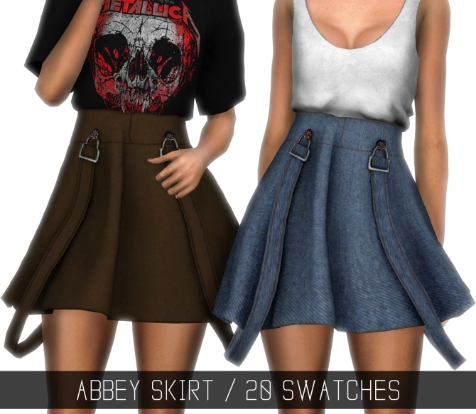 ABBEY SKIRT at Simpliciaty » Sims 4 Updates