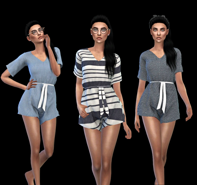 Serenity-cc's Dream Romper recolors at Leo Sims » Sims 4 Updates