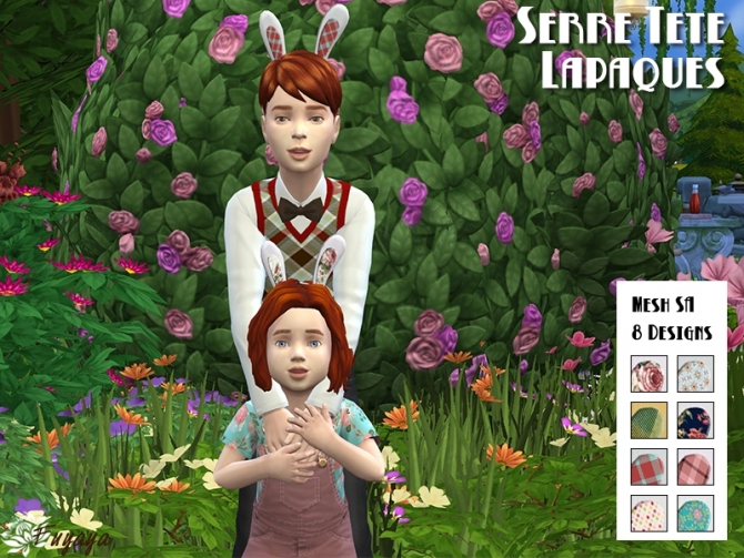 Easter rabbit ears headband by Fuyaya at Sims Artists » Sims 4 Updates