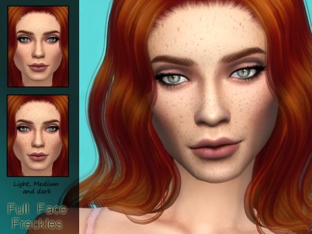 KM Full Face Freckles by Kitty.Meow at TSR » Sims 4 Updates