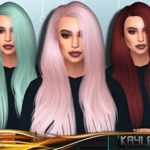 Purple Honey Hair retexture at Shara 4 Sims » Sims 4 Updates