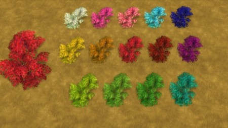Rainbow of Color: Spectrum Bush by Snowhaze at Mod The Sims » Sims 4 ...