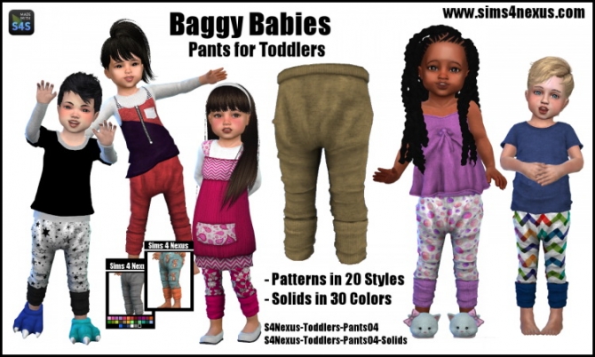 Baggy Babies by SamanthaGump at Sims 4 Nexus » Sims 4 Updates