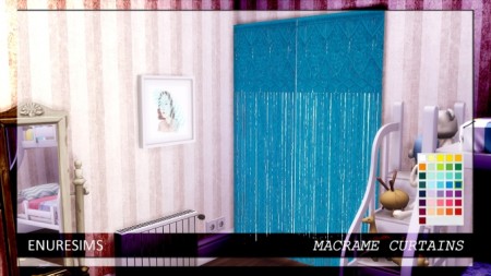 Macramé Curtains at Enure Sims » Sims 4 Updates