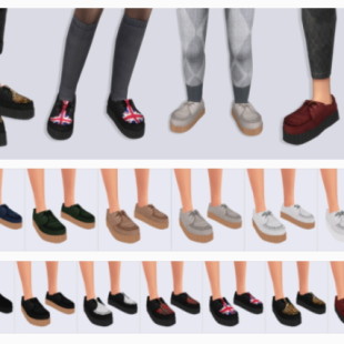 Madlen Colonia Shoes by MJ95 at TSR » Sims 4 Updates