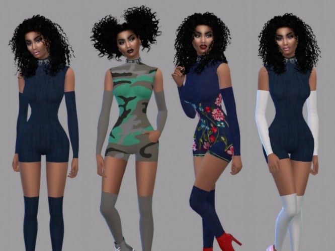 Acc Cutout Catsuit at Teenageeaglerunner » Sims 4 Updates