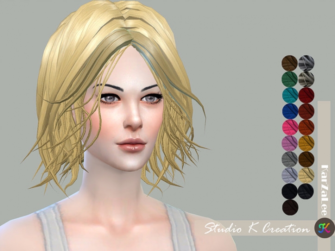 Animate hair 84 Selene at Studio K-Creation » Sims 4 Updates