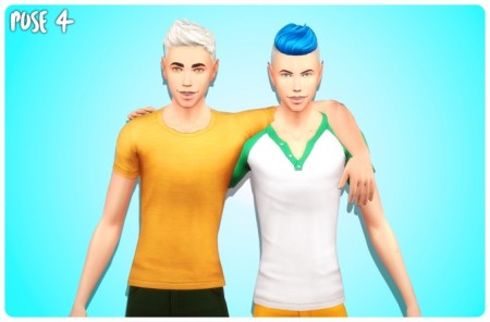 BEST FRIENDS POSE PACK at Wyatts Sims » Sims 4 Updates