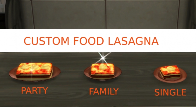 Lasagna Custom food by icemunmun at Mod The Sims » Sims 4 Updates