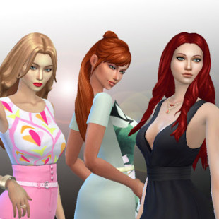 Cazy's Sandy Hair Retexture at Angissi » Sims 4 Updates