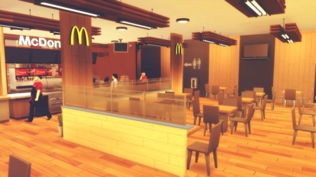 McDonald’s Restaurant #3 at RomerJon17 Productions » Sims 4 Updates