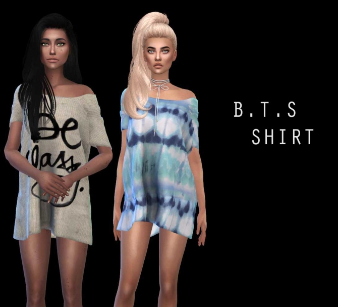 BTS Shirt recolors at Leo Sims » Sims 4 Updates