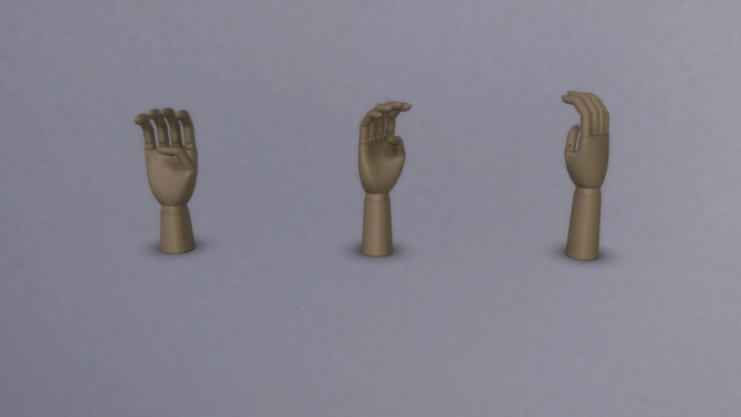 Wooden Hand at Meinkatz Creations » Sims 4 Updates