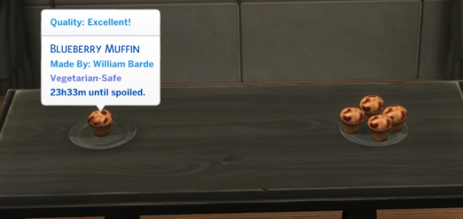 Blueberry Delights Cheesecake and Muffin by icemunmun at Mod The Sims ...