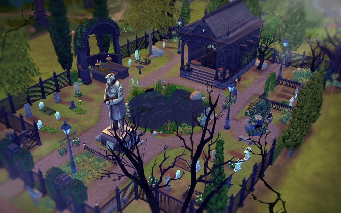 Midnight Hollow Graveyard by MySimsFever at Mod The Sims » Sims 4 Updates