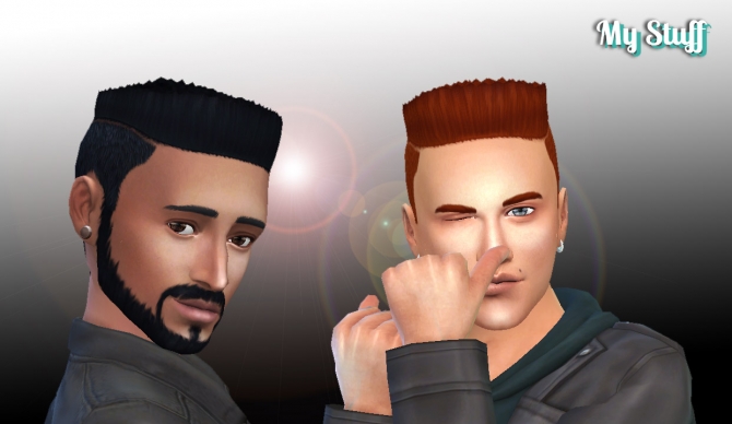 Flat Top Hairstyle at My Stuff » Sims 4 Updates
