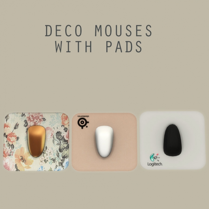 Deco Mouse With Pad at Leo Sims » Sims 4 Updates