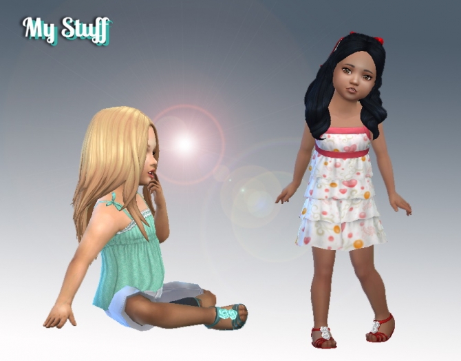 Flower Sandals at My Stuff » Sims 4 Updates