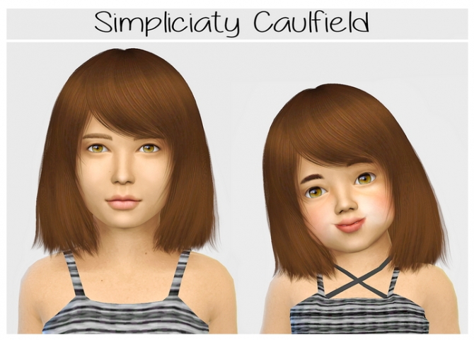 Simpliciaty-cc Caulfield hair edit at Simiracle » Sims 4 Updates