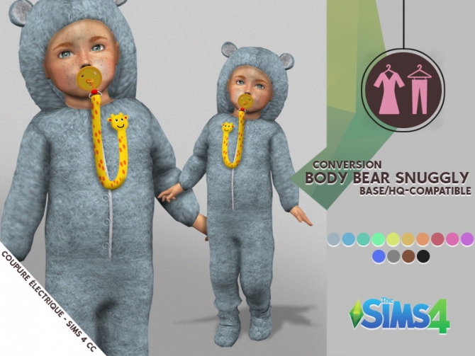 BODY BEAR SNUGGLY at REDHEADSIMS » Sims 4 Updates